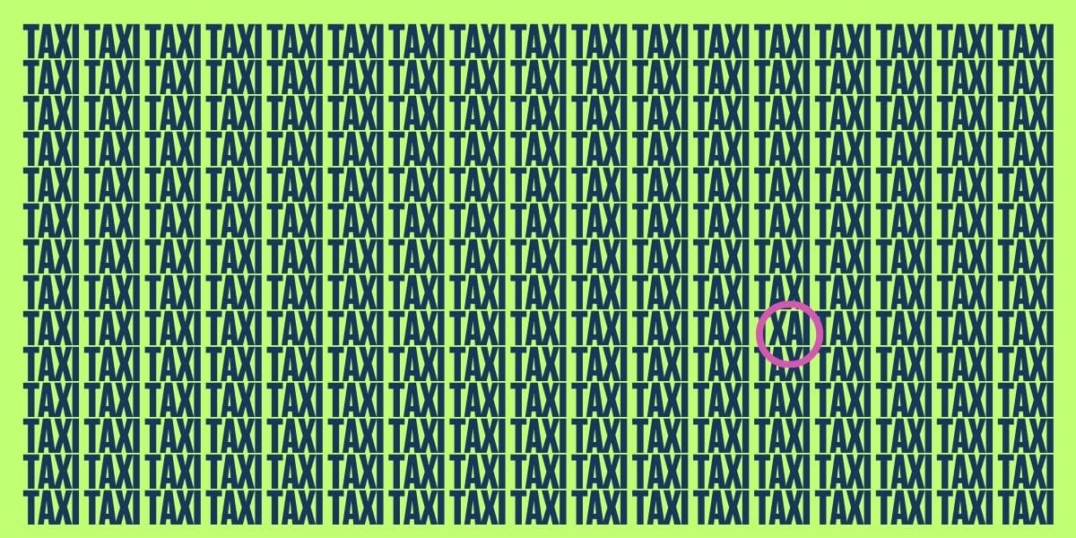 Can You Spot the Odd Word Out in This Tricky Taxi Brain Teaser - Only 4 ...